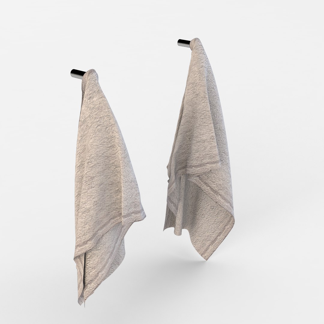 3d towel model
