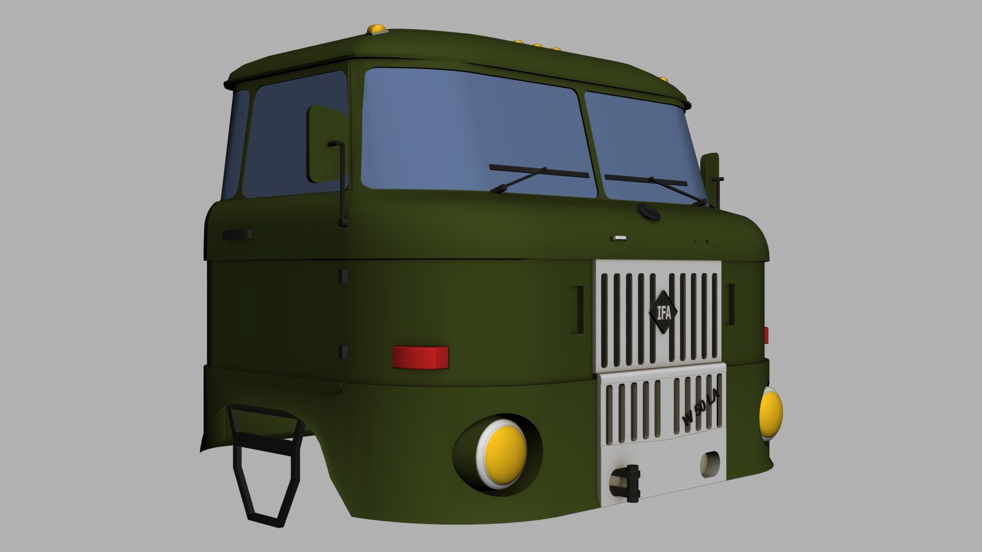 3D Model IFA Truck Cabin - TurboSquid 1771631