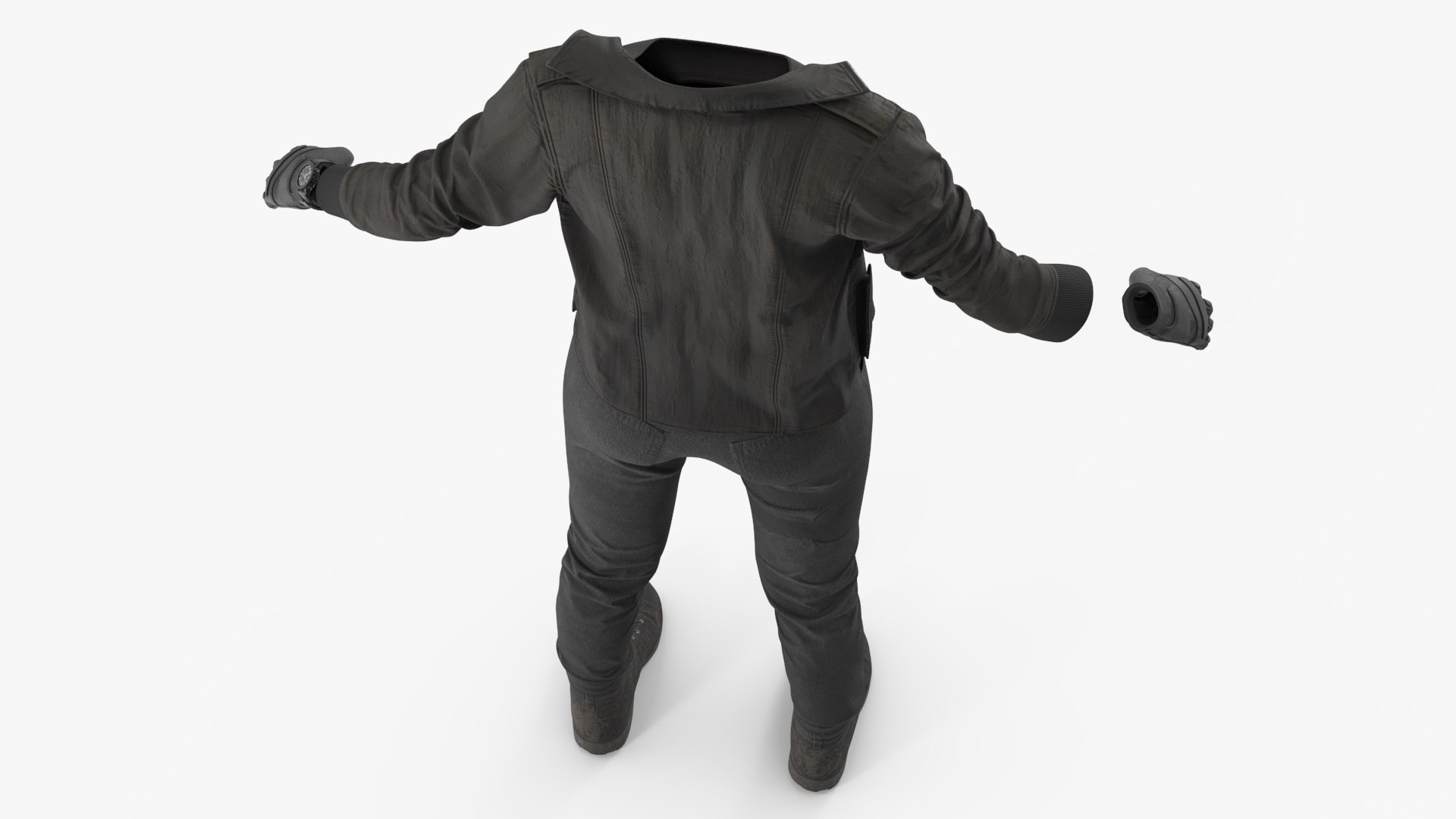 3D Female Shabby Clothes - TurboSquid 2326906