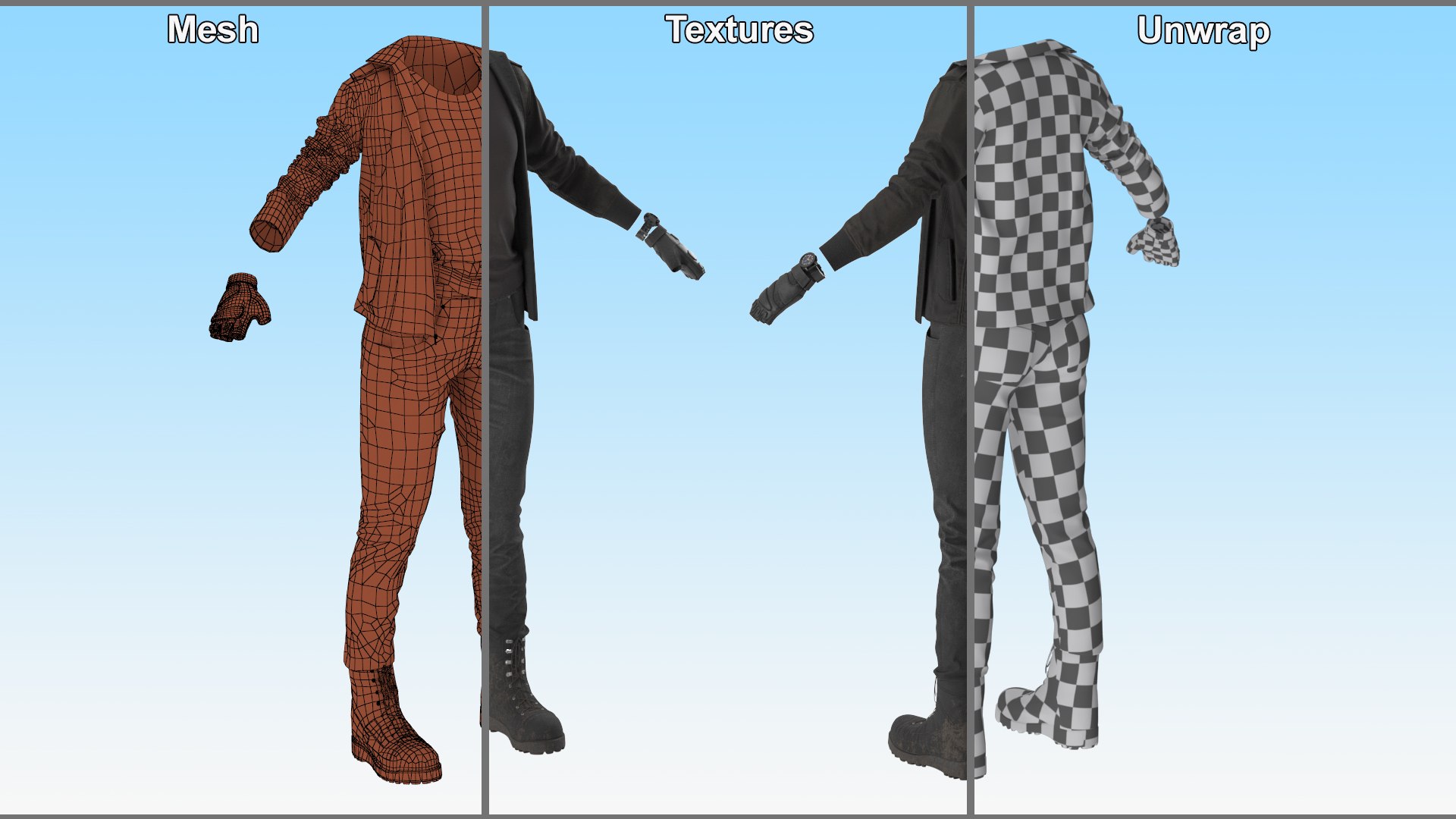 3D Female Shabby Clothes - TurboSquid 2326906