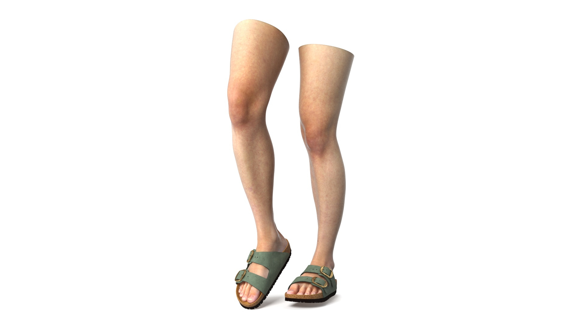 3D Female Legs In Flip-Flops - TurboSquid 2269831