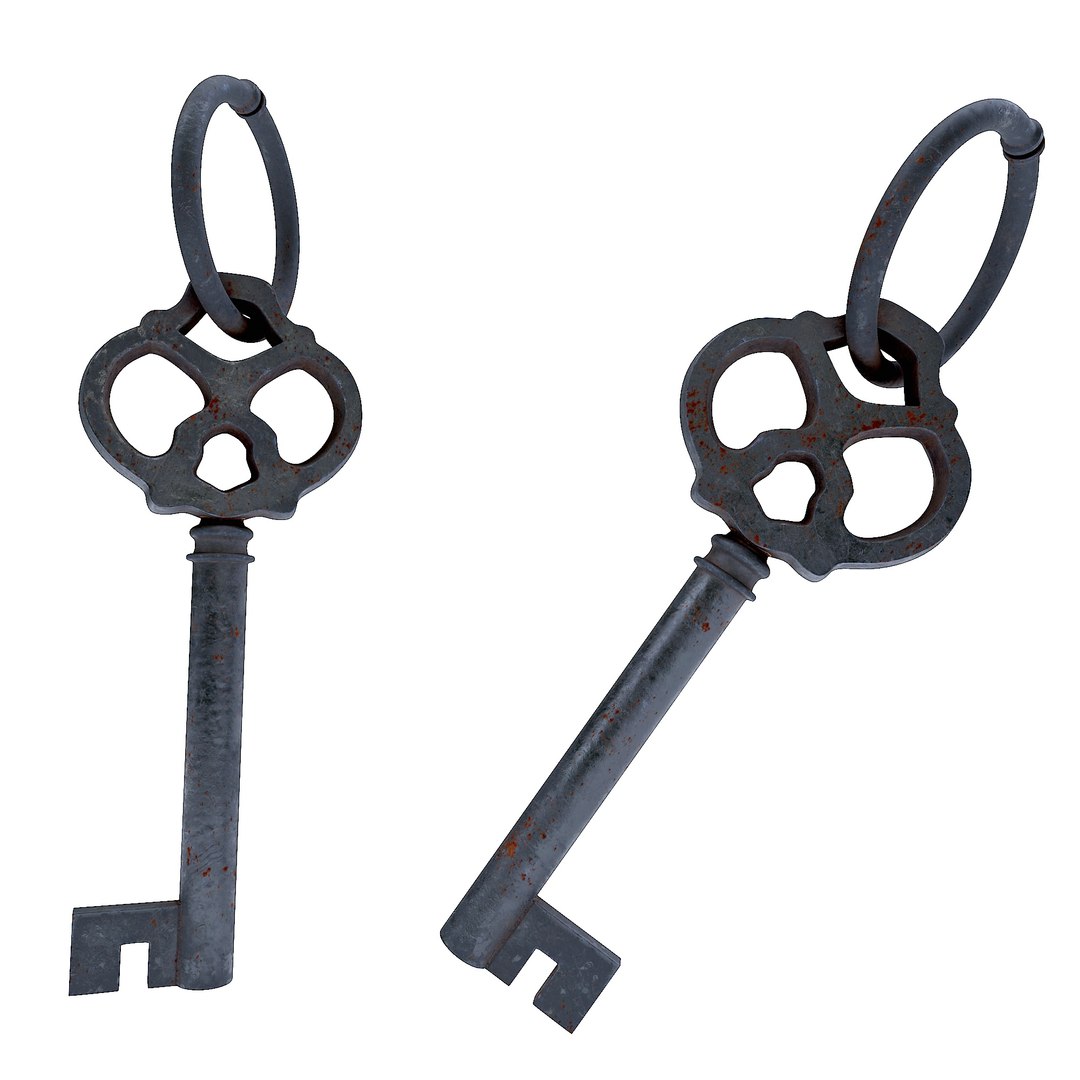 3D Old skeleton key 3d model - TurboSquid 1982403
