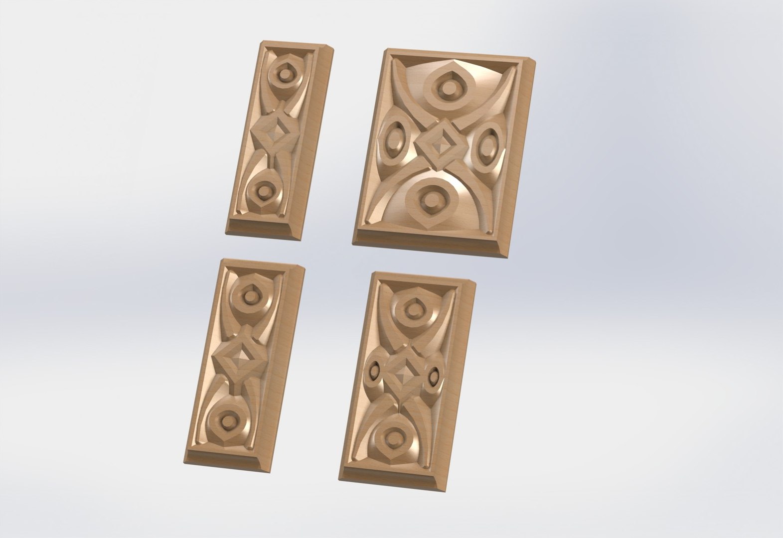 Wood Pattern Cnc Model - TurboSquid 1213712
