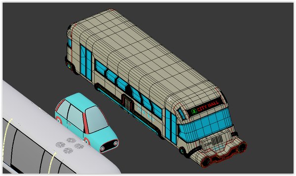 Fictional hover car bus 3D model - TurboSquid 1231961