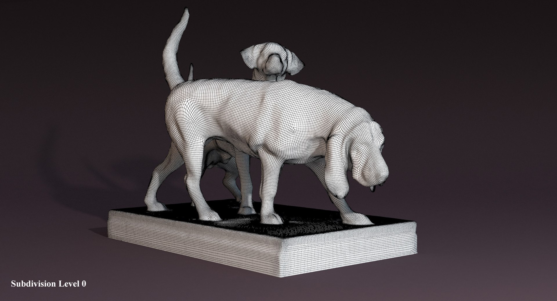 Statue Dogs Model - TurboSquid 1150064