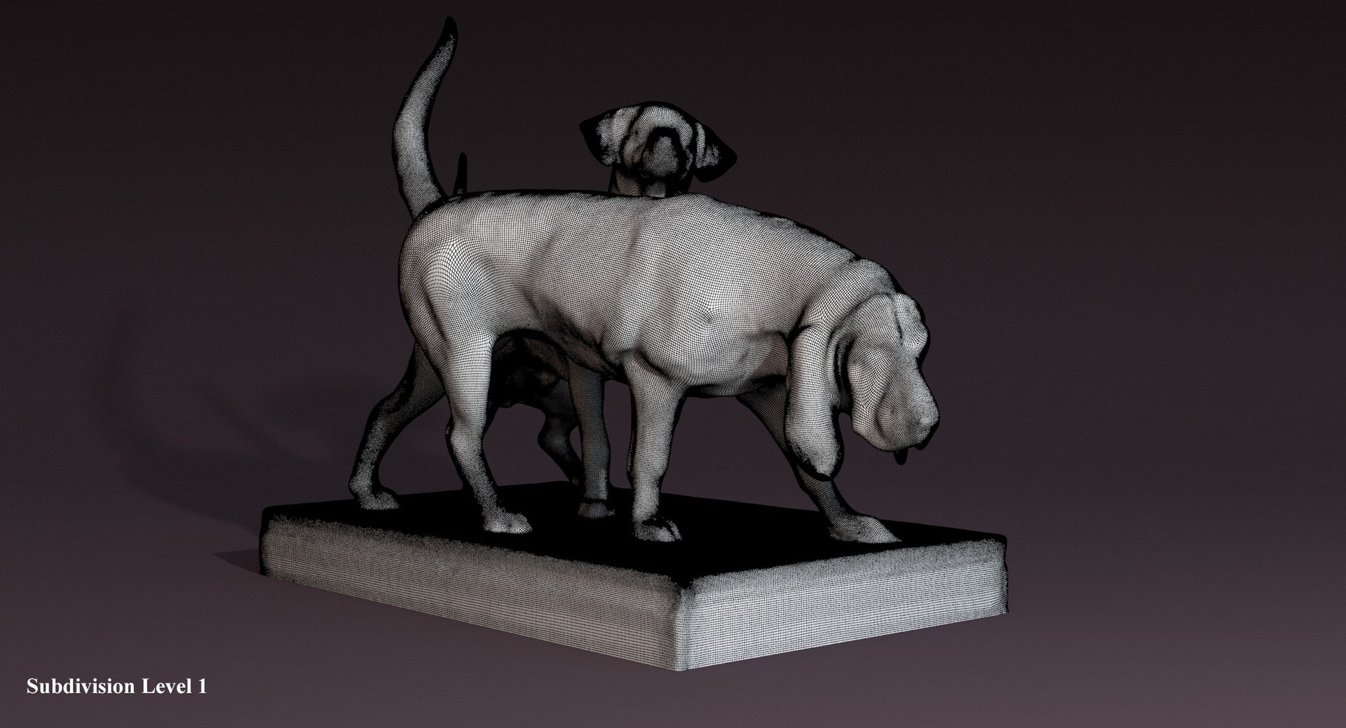Statue Dogs Model - TurboSquid 1150064