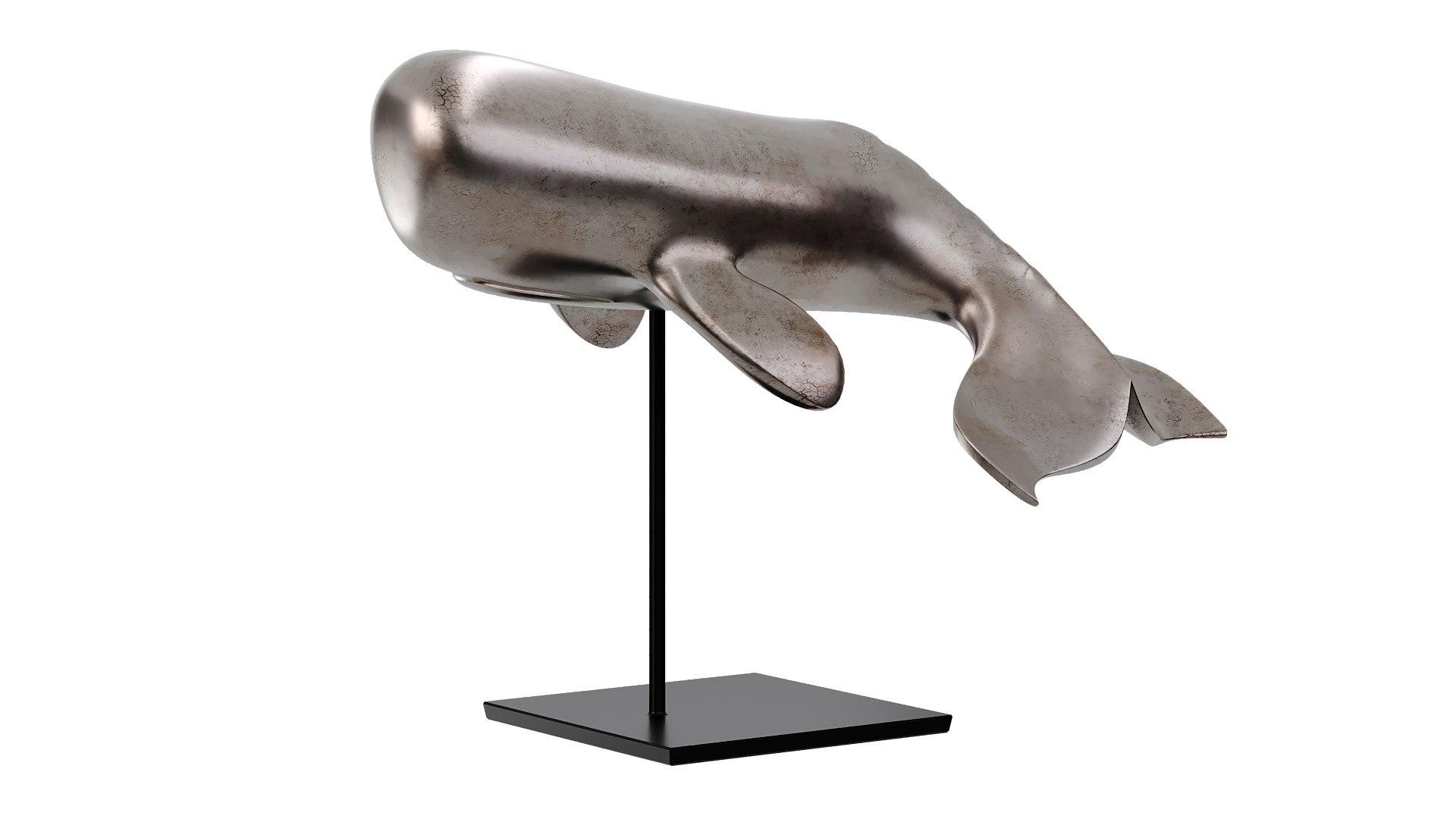White Whale On Stand 3D Model - TurboSquid 2329272