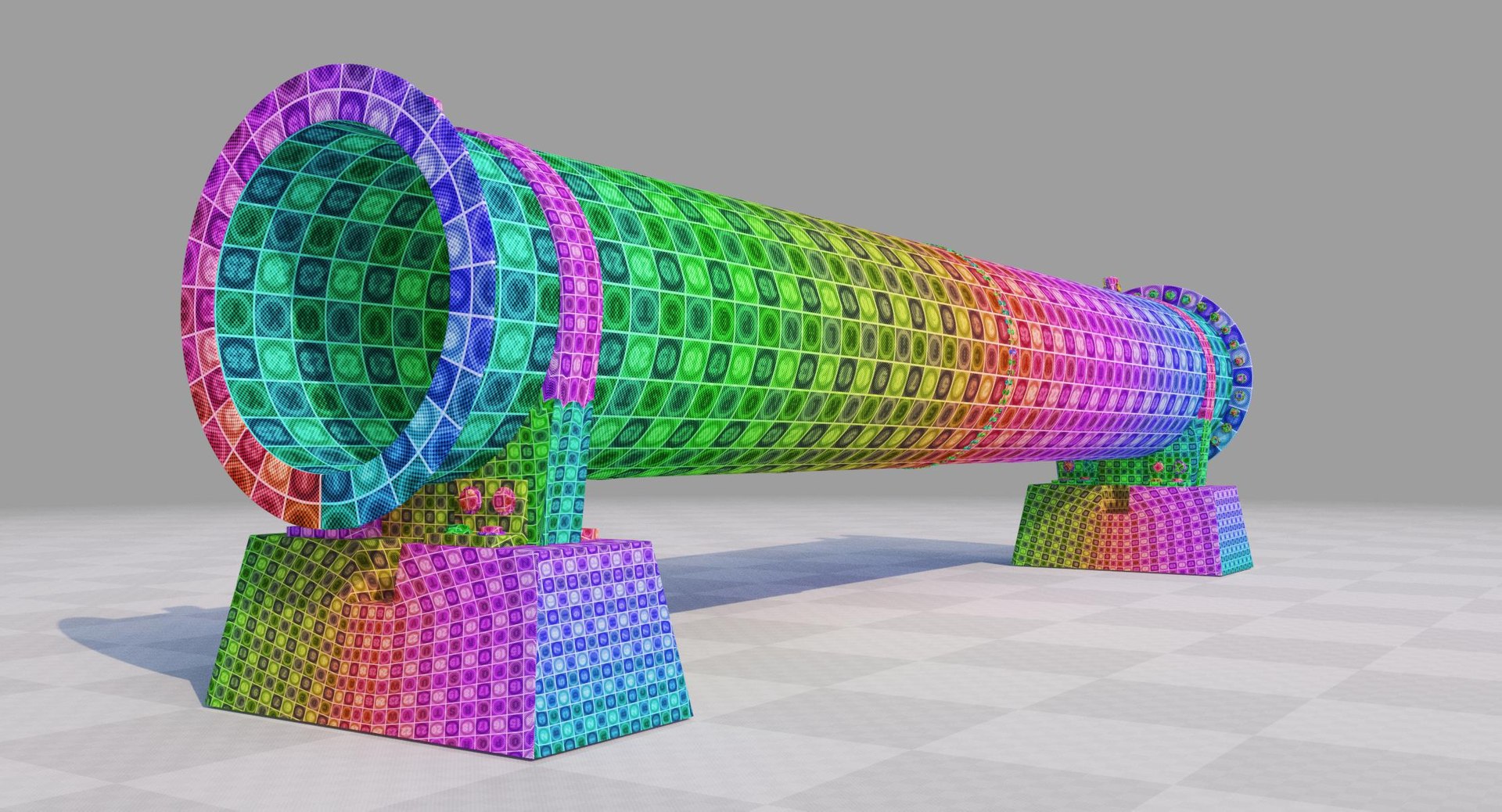 3D pipeline segment - TurboSquid 1266845