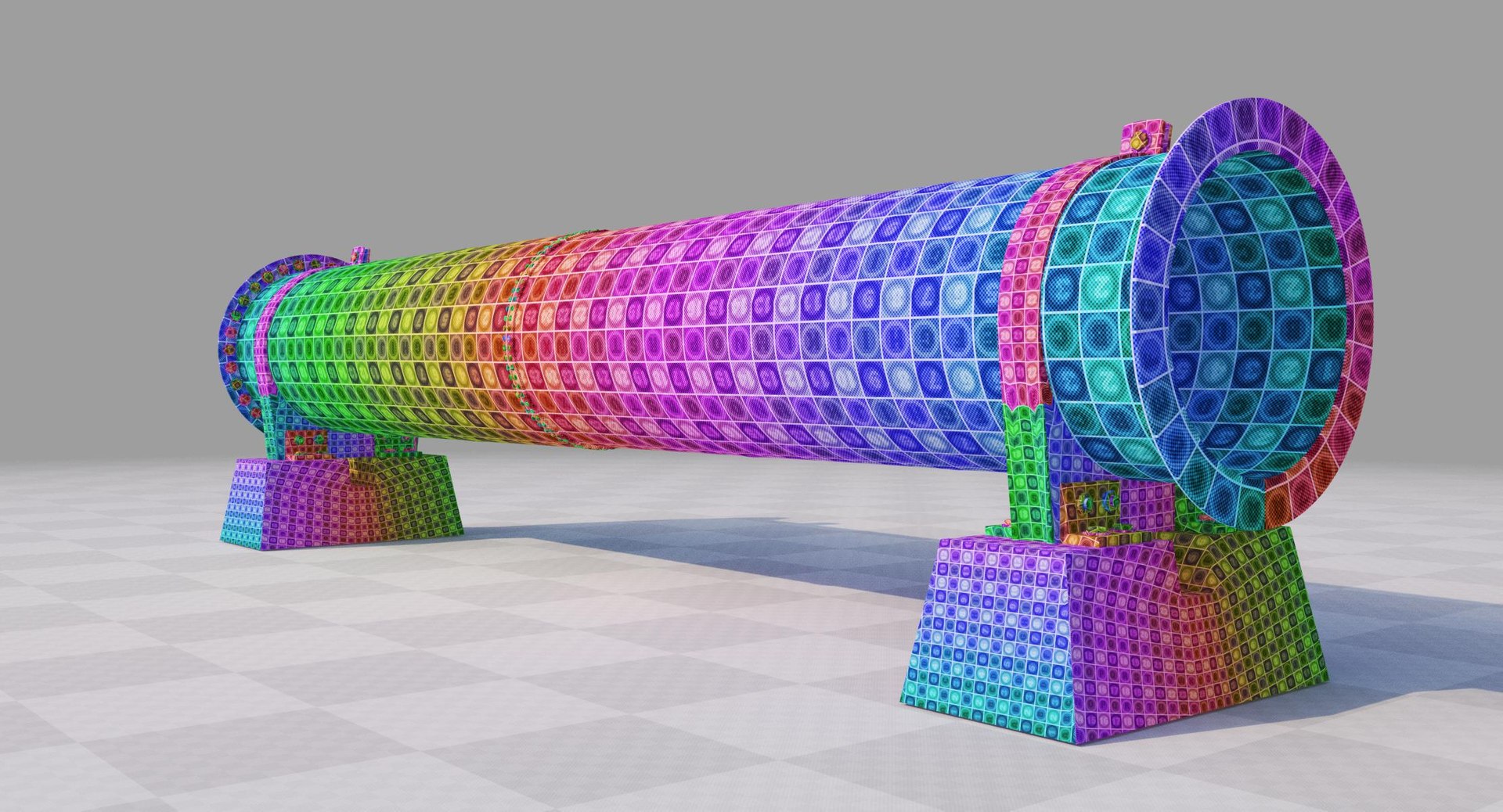 3D pipeline segment - TurboSquid 1266845