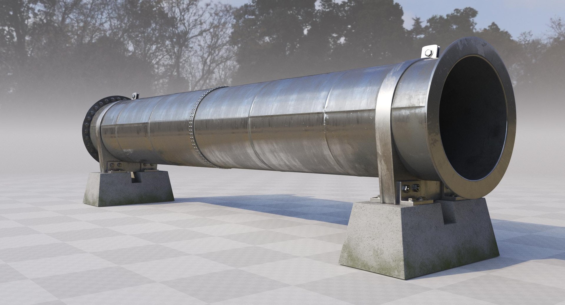 3D pipeline segment - TurboSquid 1266845