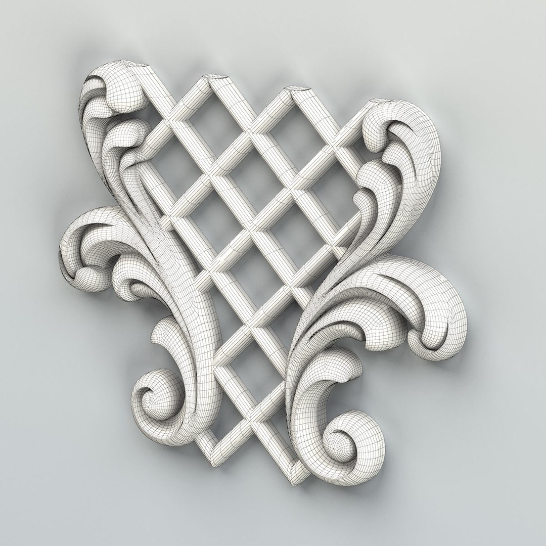 Carved Decor Central 038 Model - TurboSquid 1972840