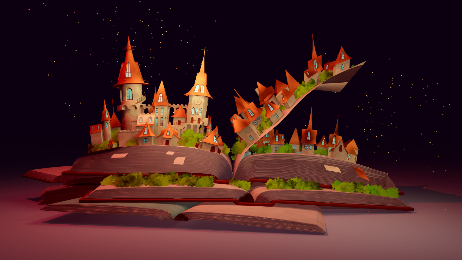 3D Castle Book - TurboSquid 2186676