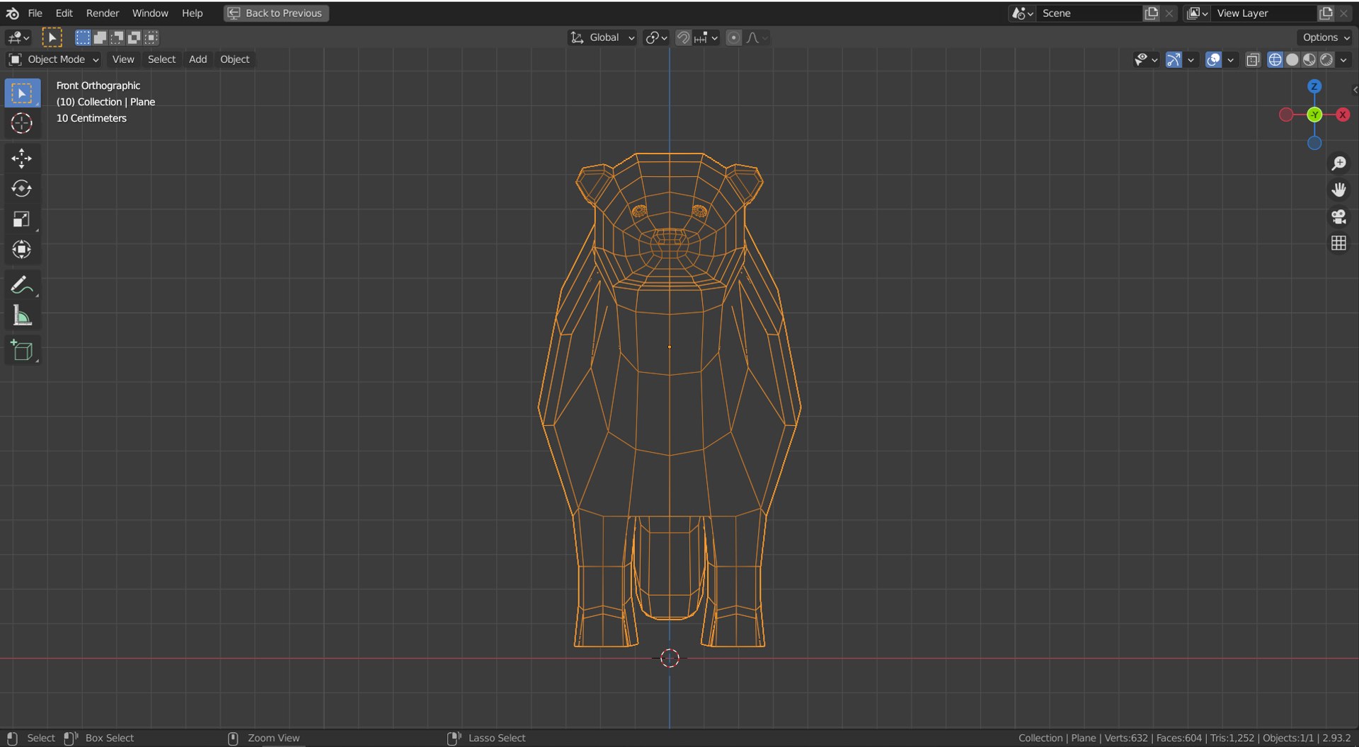 3D Low-poly Otter - TurboSquid 1814892