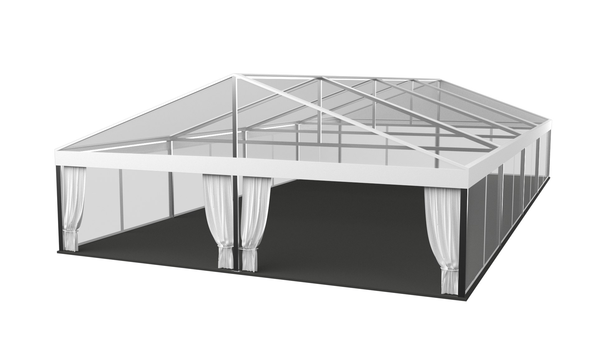 Transparent Marquee Wedding Tent 3D Model - TurboSquid 1569850