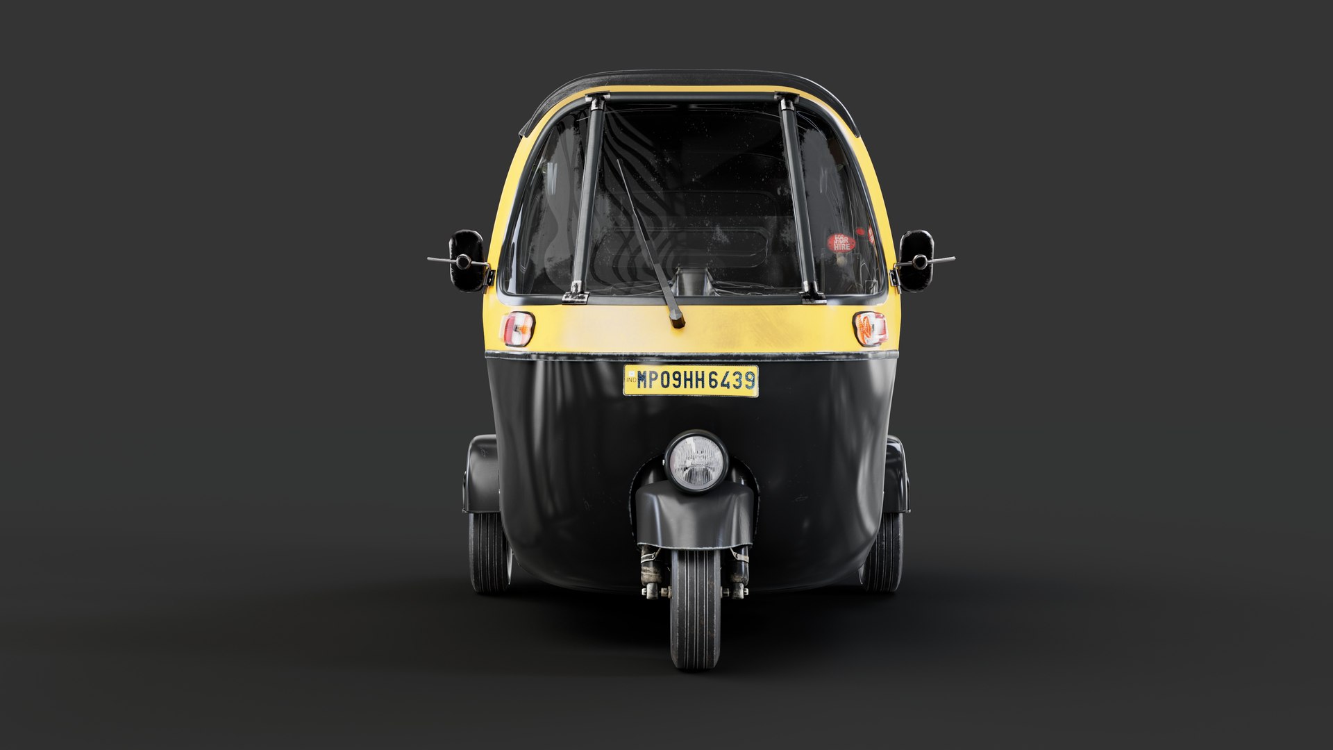 3D Model Auto Rickshaw - TurboSquid 2420591