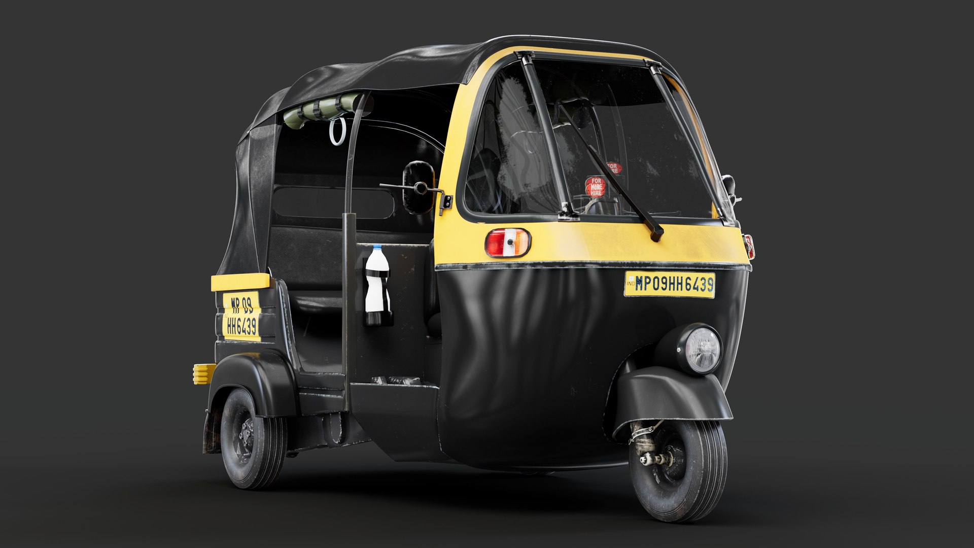 3D Model Auto Rickshaw - TurboSquid 2420591