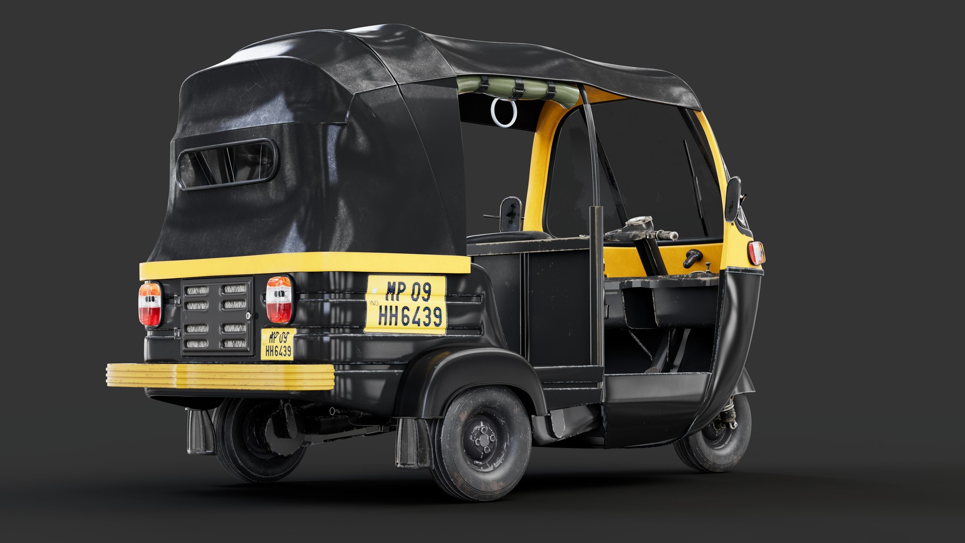 3D Model Auto Rickshaw - TurboSquid 2420591