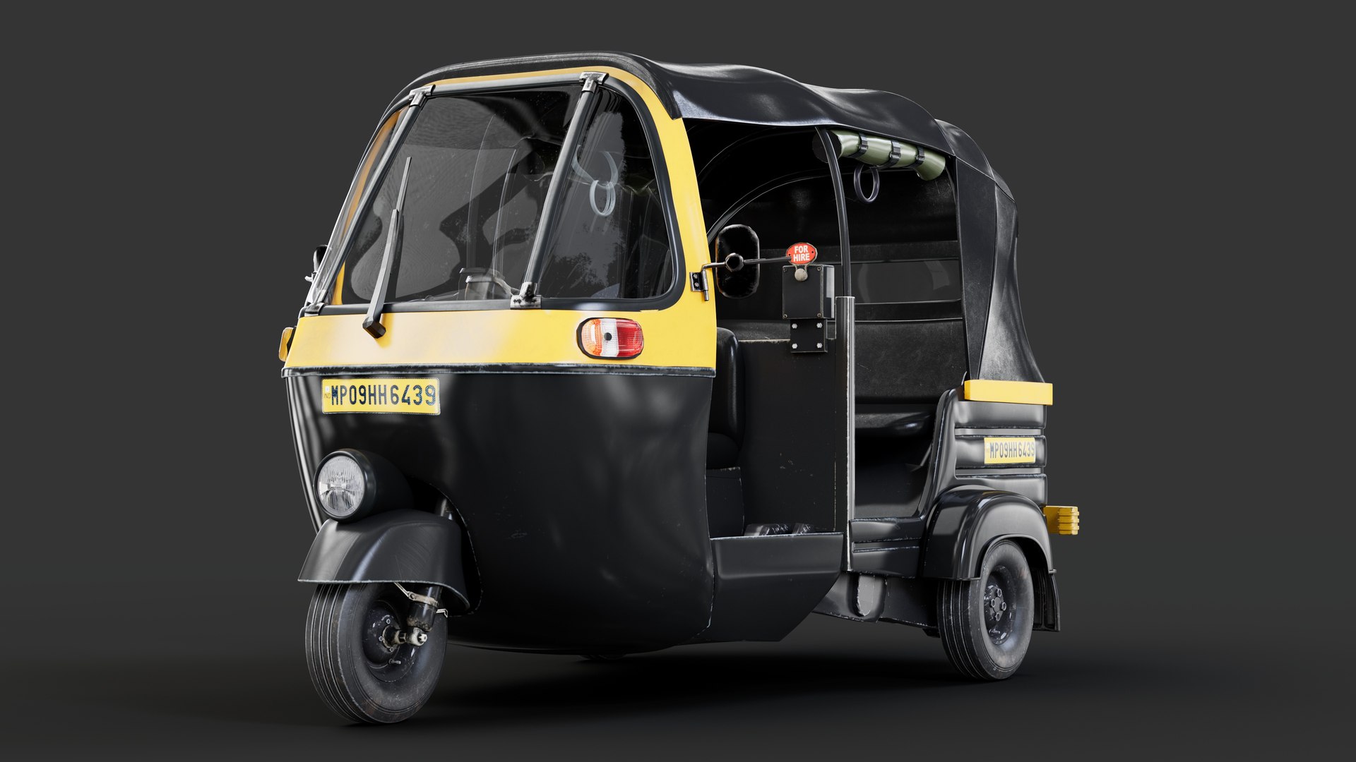 3D Model Auto Rickshaw - TurboSquid 2420591
