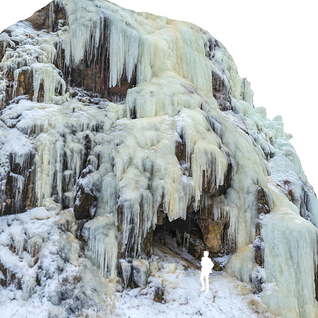 3d Ice Caves Model