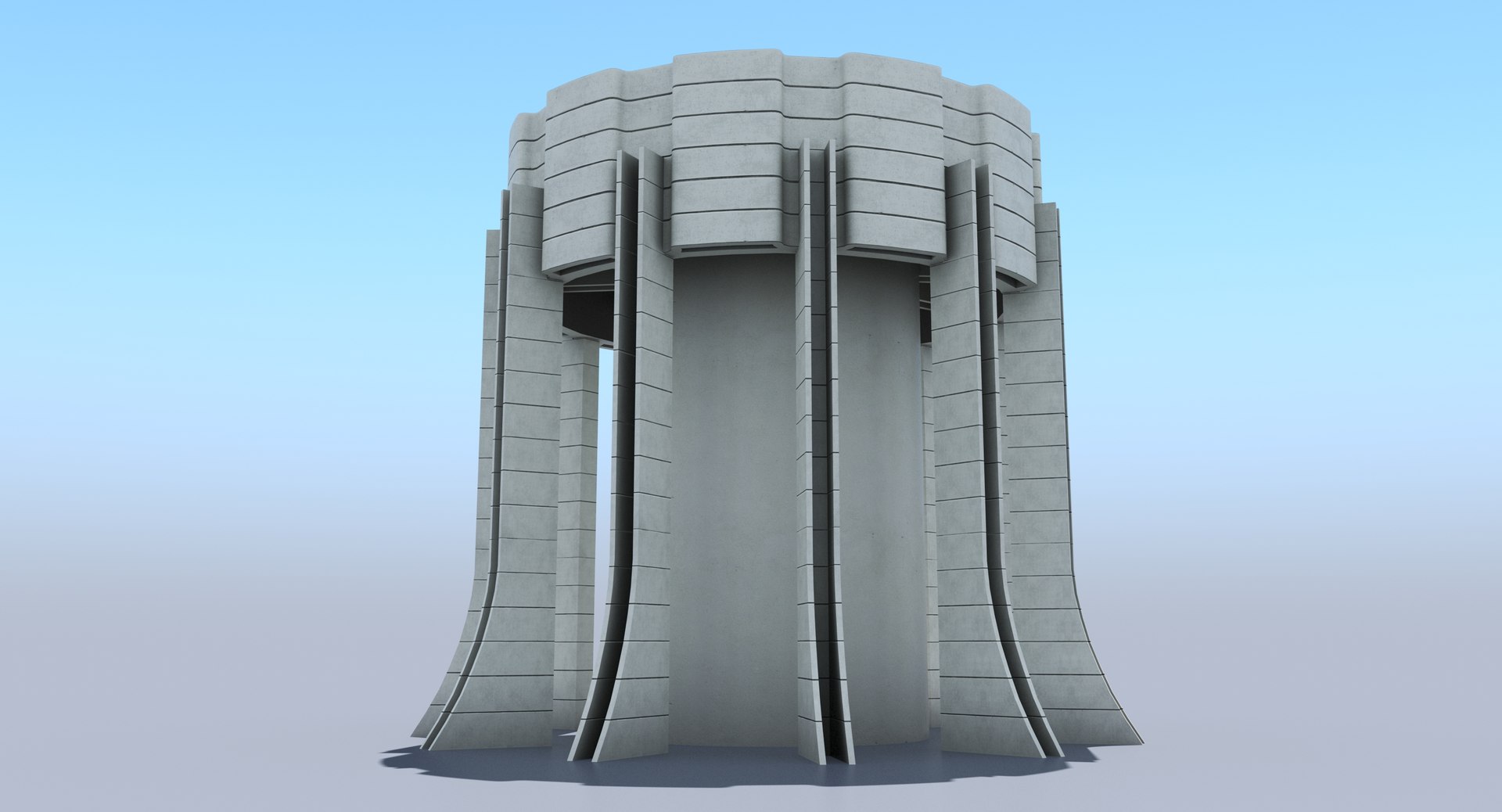 Water Tower 3D Model - TurboSquid 1181456