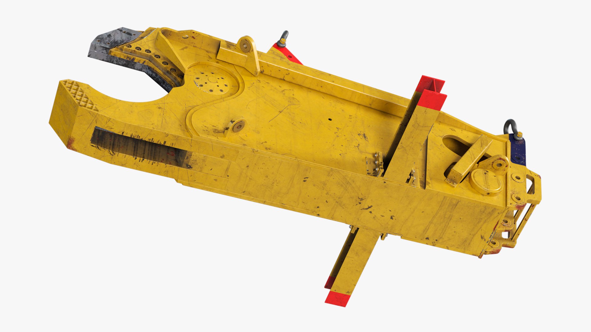 3D Model Underwater Hydraulic Shear Cutter Used Rigged - TurboSquid 2328308