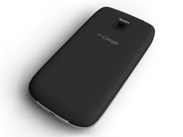 3d lg optimus p500 model