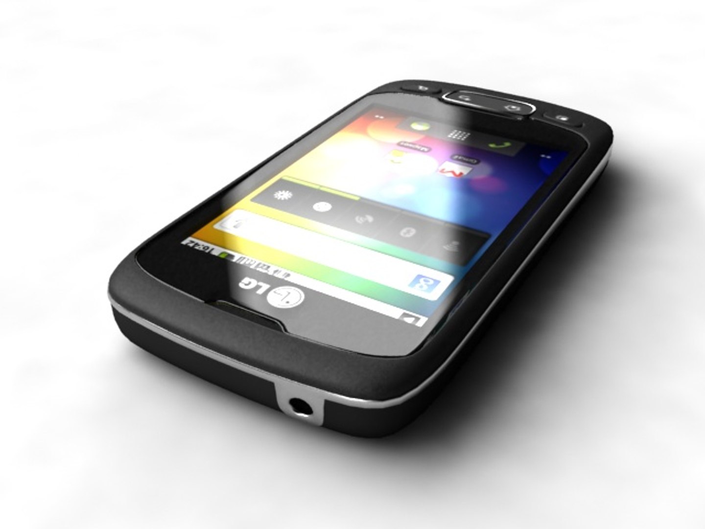 3d Lg Optimus P500 Model
