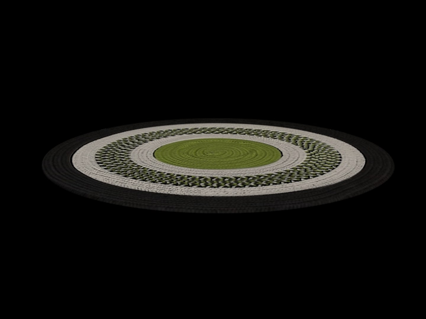 3d Model Circle Rug