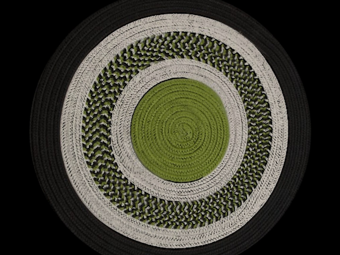 3d Model Circle Rug