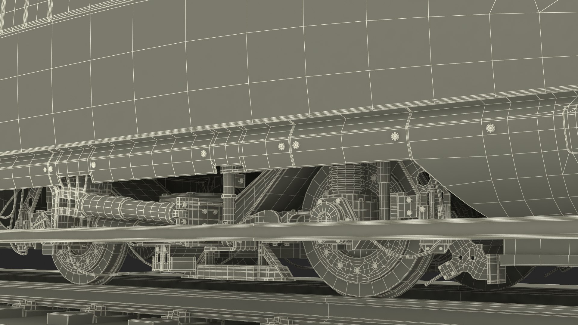 3D Train Rails And Train Model - TurboSquid 2337774