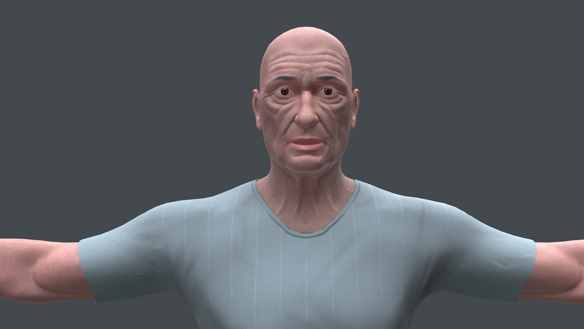 Old Man 3D - TurboSquid 1329263