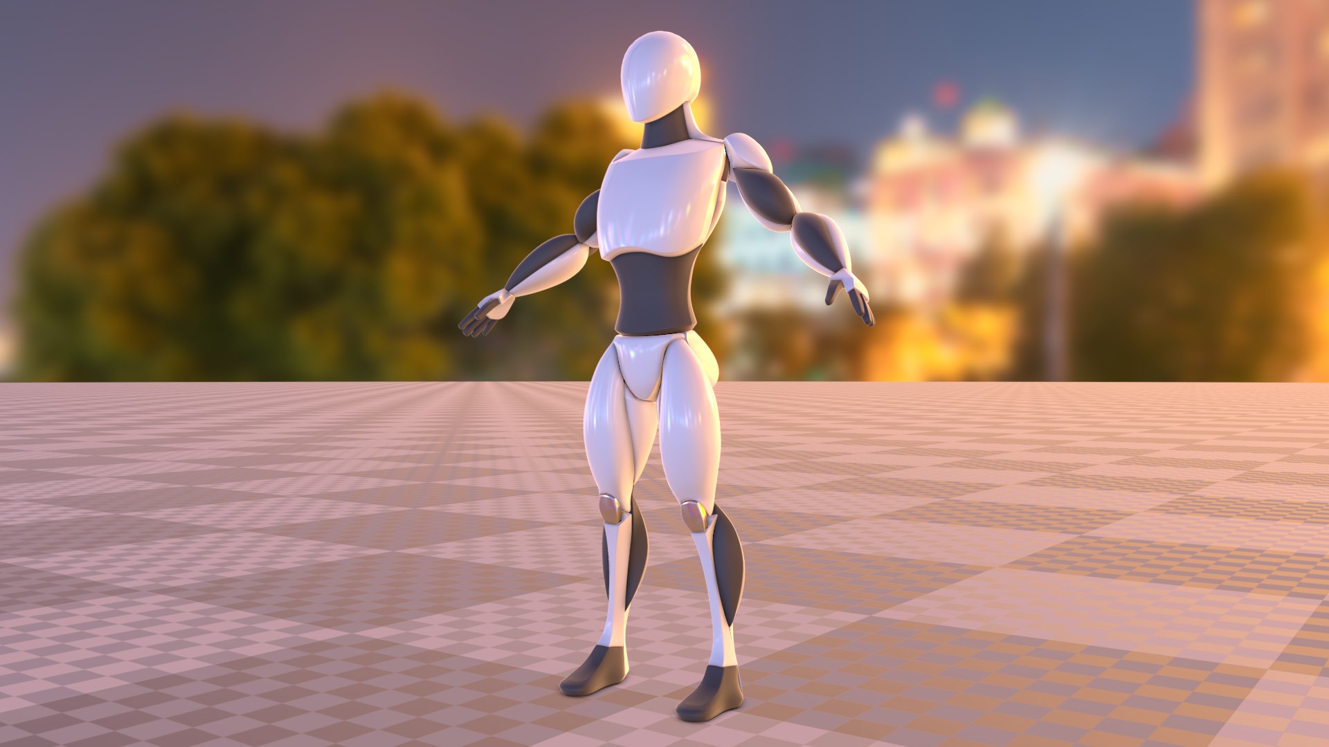 3D AA Basic Sitting Animation Model - TurboSquid 2123477