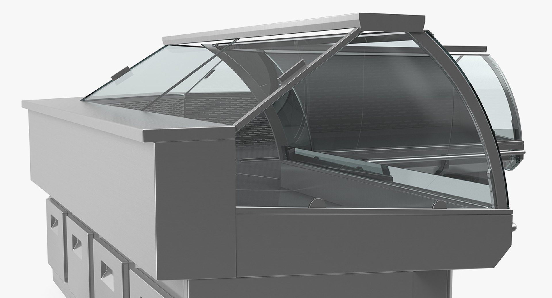 Meat Display Chiller 3D - TurboSquid 1408337