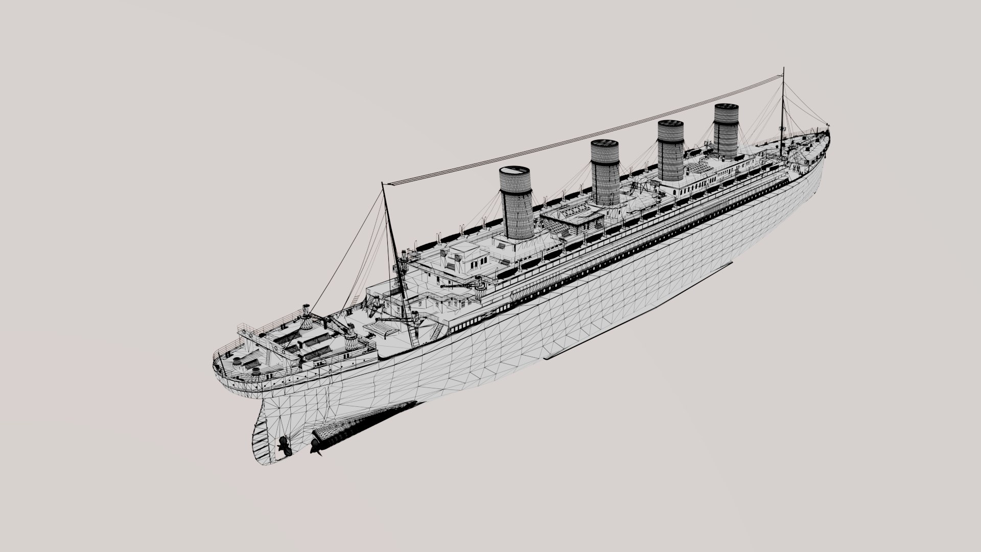 RMS Olympic 3D Model - TurboSquid 1922665