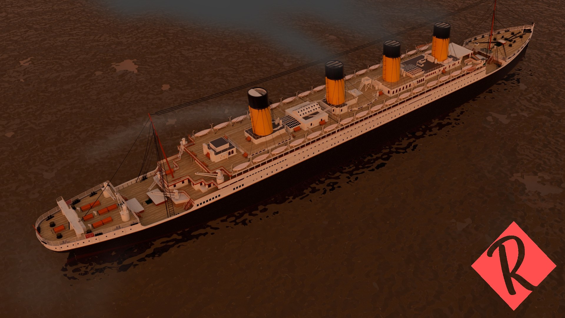 RMS Olympic 3D Model - TurboSquid 1922665