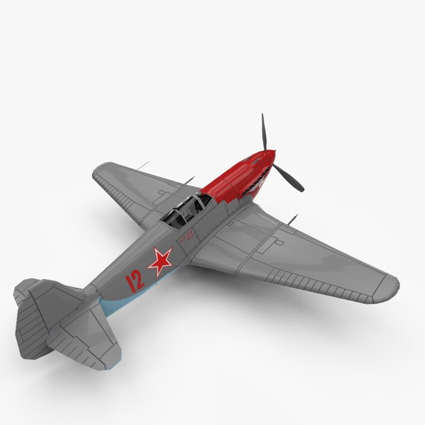3d model yak-3 aircraft world
