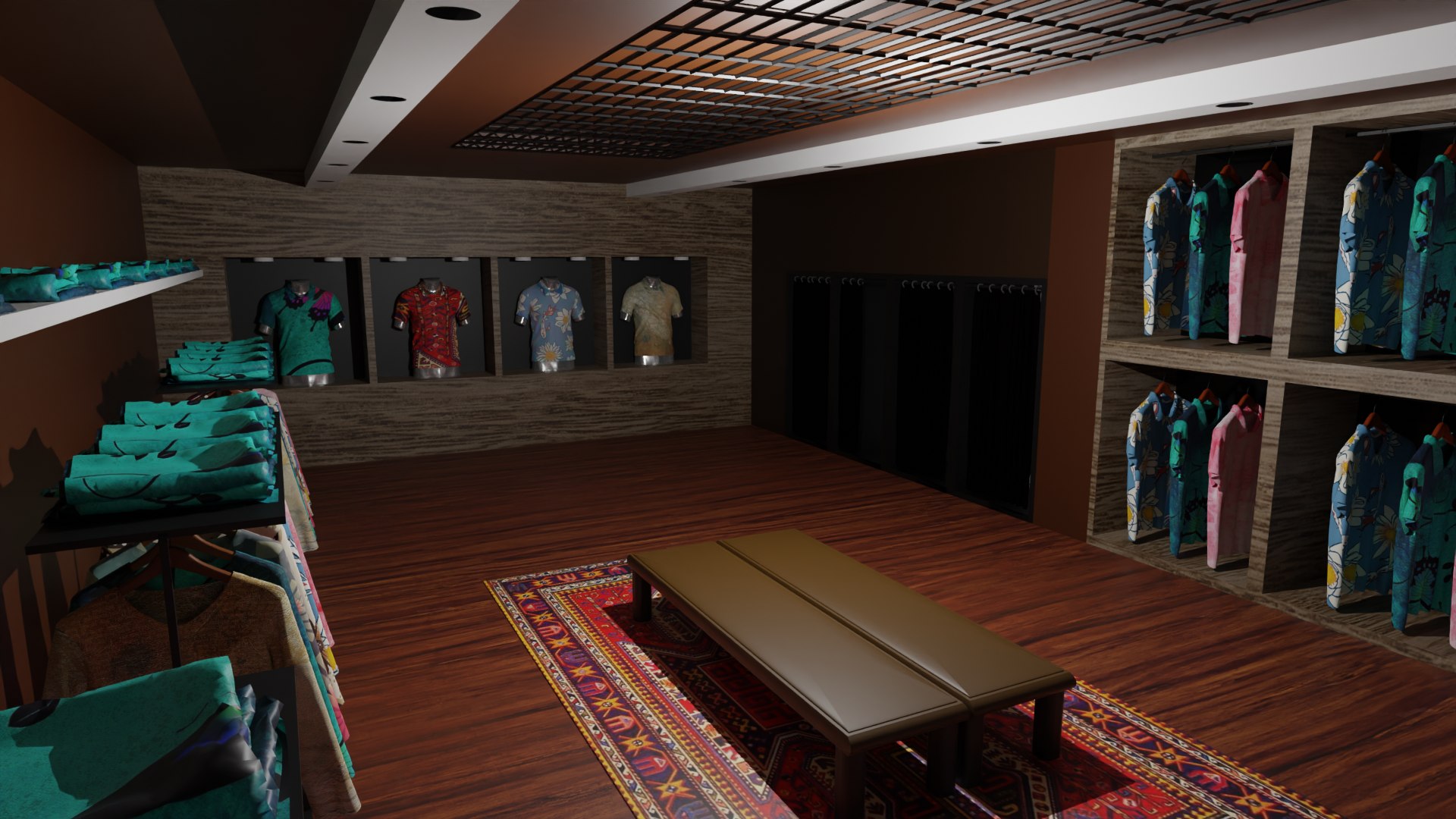 3D Clothing Store interior model - TurboSquid 2157387