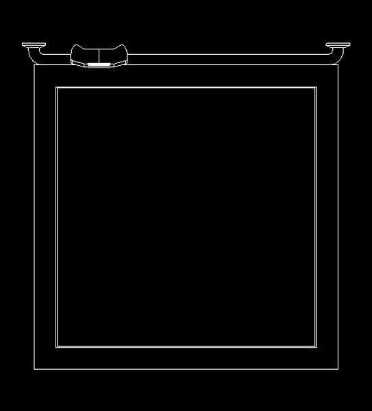 3d model of floor scale recessed