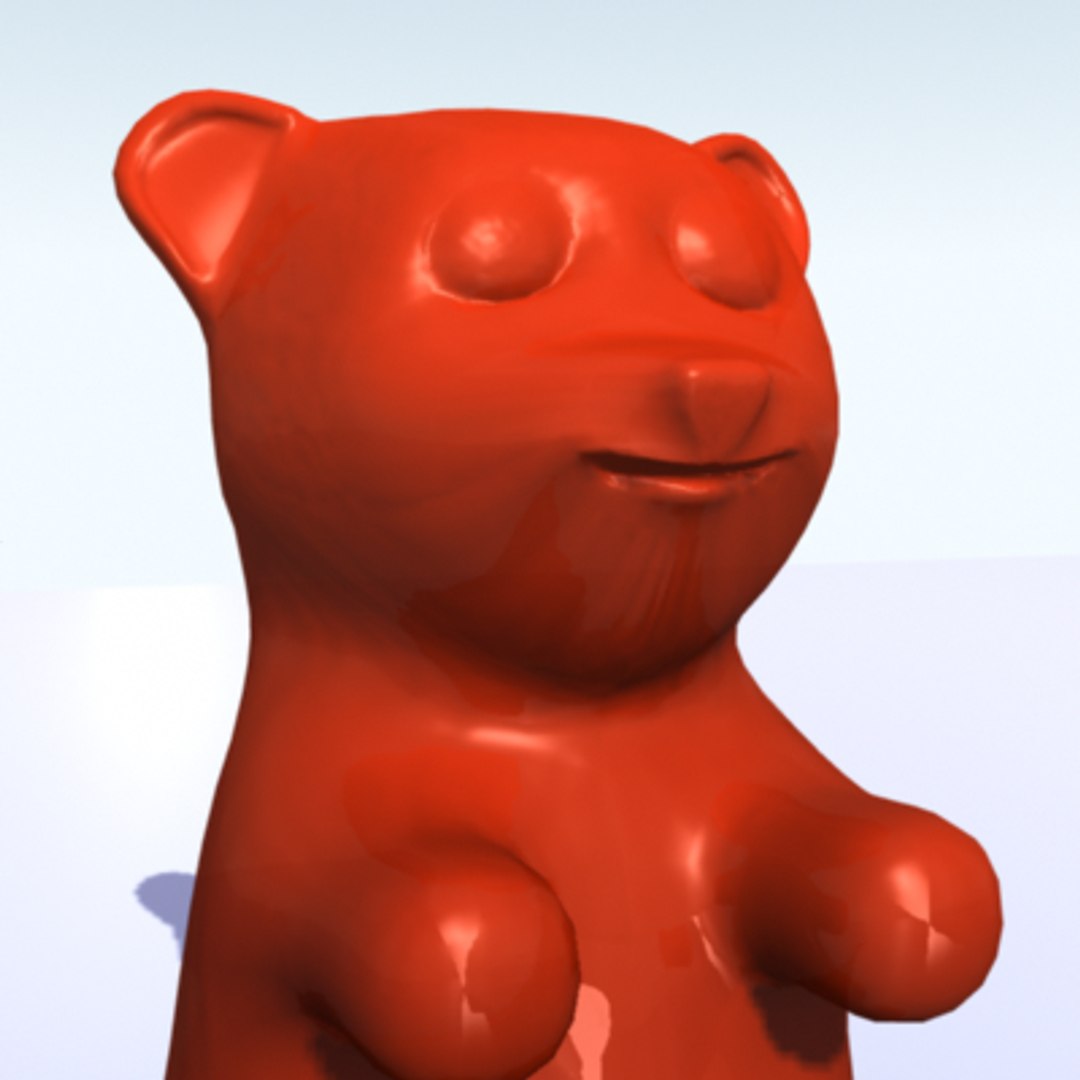 gummy bear 3d model
