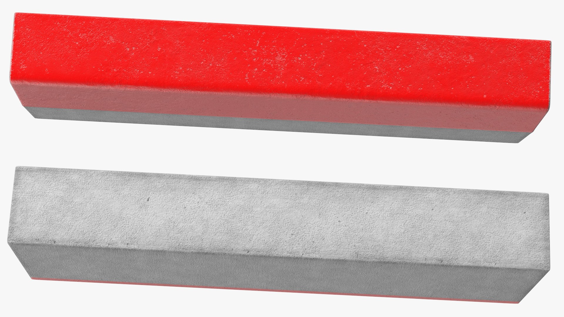 Street Curb 1m Red 3D Model - TurboSquid 2031298