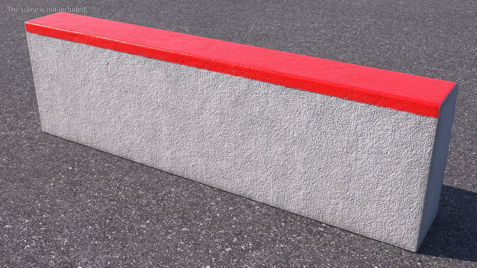 Street Curb 1m Red 3D Model - TurboSquid 2031298