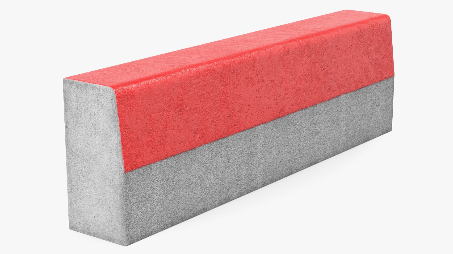 Street Curb 1m Red 3D Model - TurboSquid 2031298