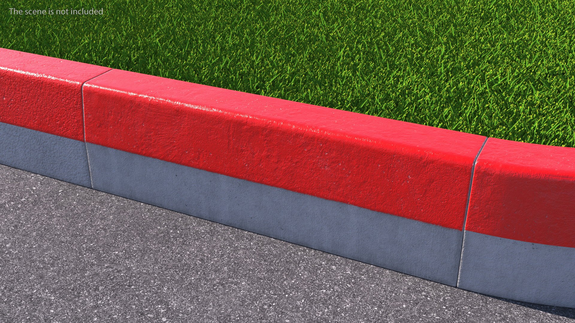 Street Curb 1m Red 3D Model - TurboSquid 2031298