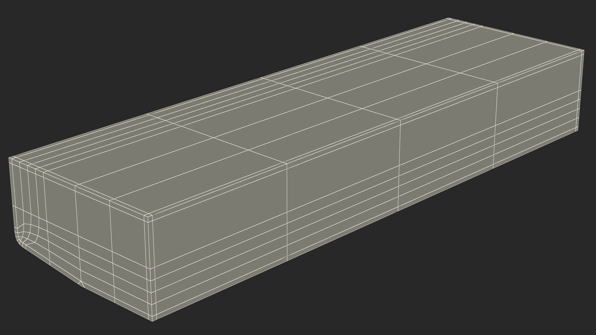 Street Curb 1m Red 3D model - TurboSquid 2031298