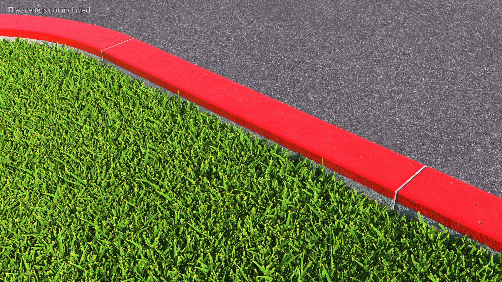 Street Curb 1m Red 3D Model - TurboSquid 2031298