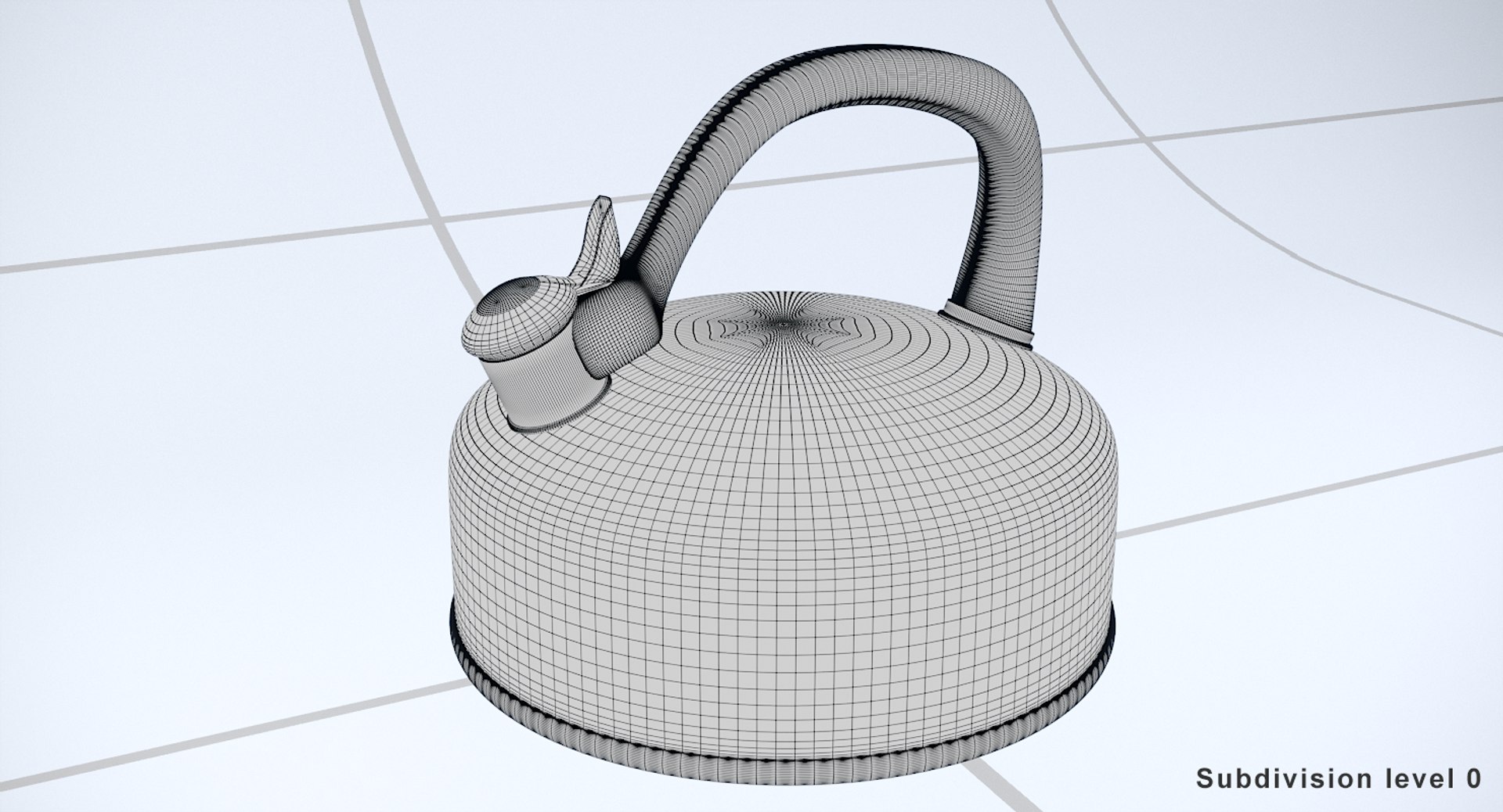 3D Steel Kettle Model - TurboSquid 1212043