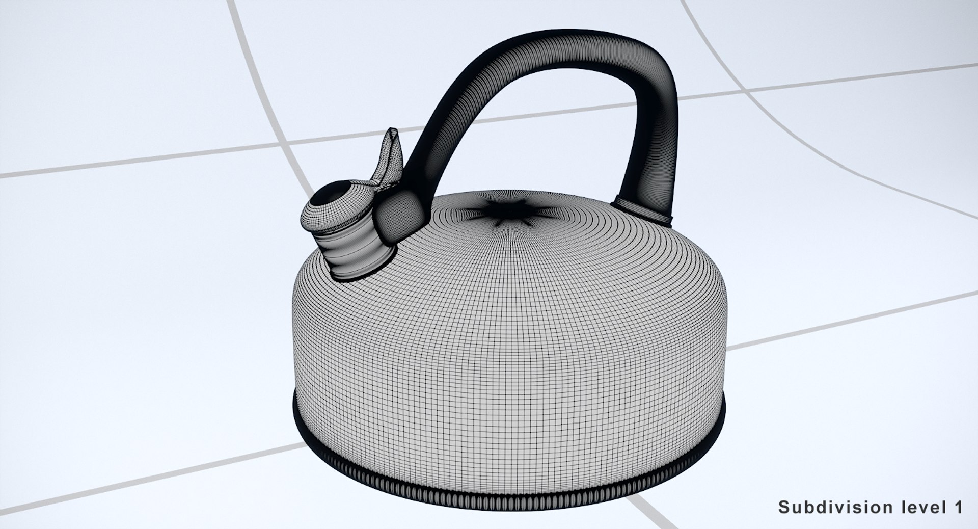 3D Steel Kettle Model - TurboSquid 1212043