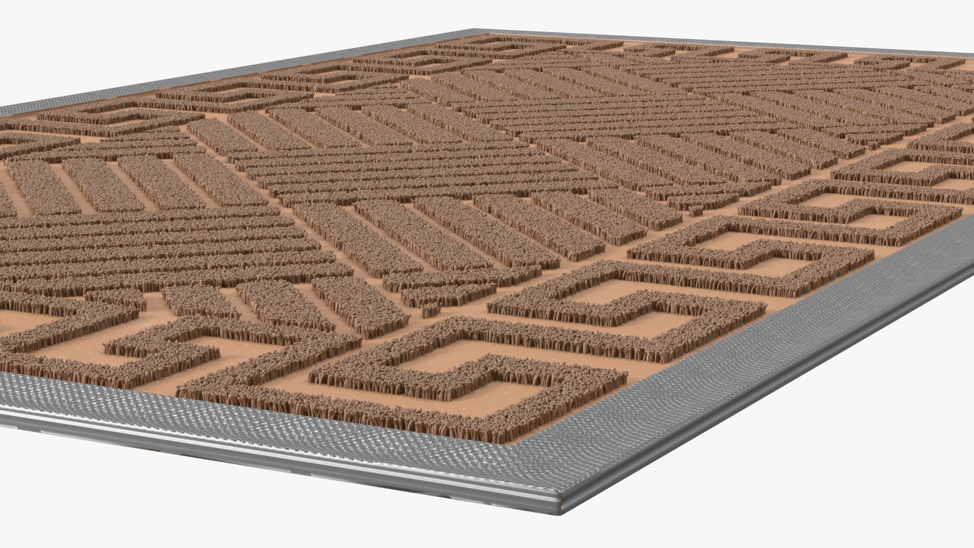 Meander Brown Rectangular Door Mats Fur 3D Model - TurboSquid 2137119