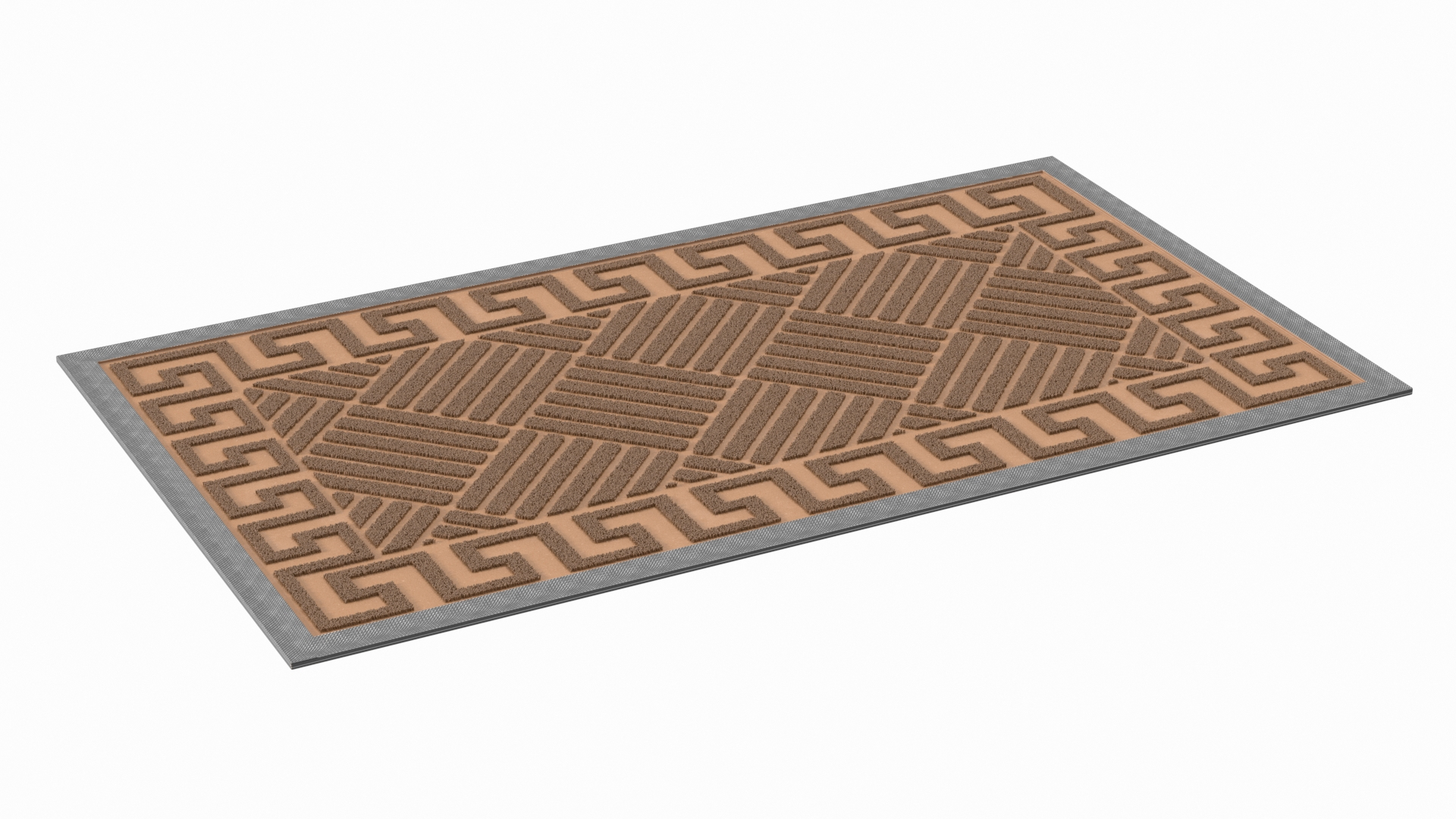 Meander Brown Rectangular Door Mats Fur 3D Model - TurboSquid 2137119