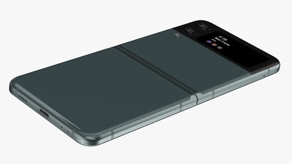 Samsung Galaxy Z Flip Green model - TurboSquid 1772859